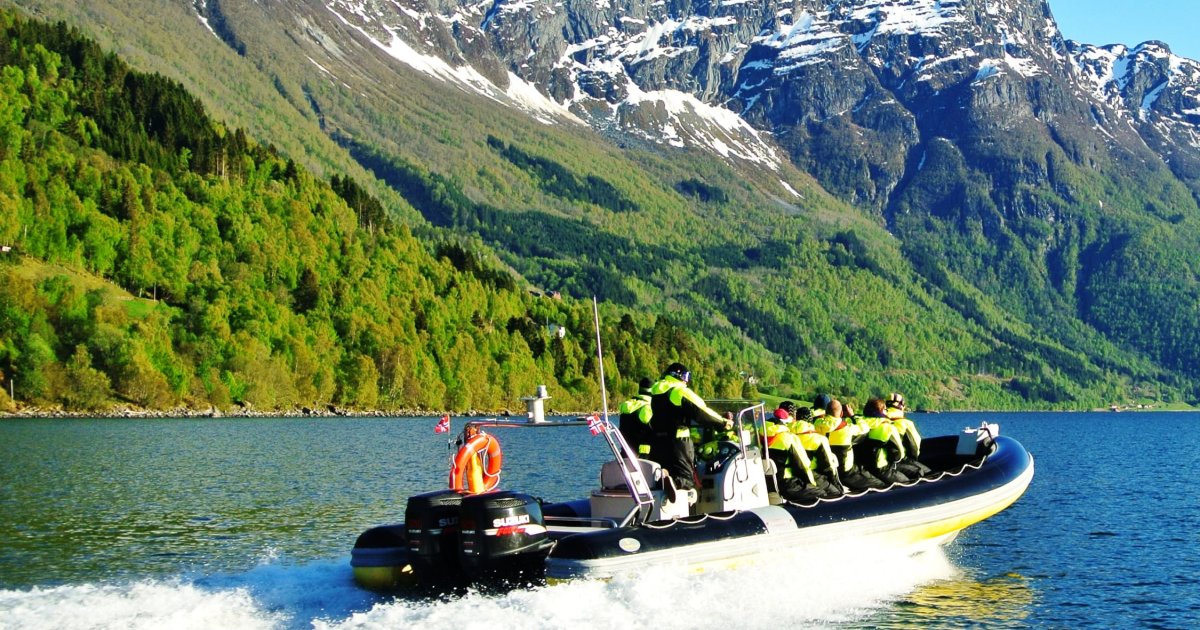 RIB boat adventure in Skjolden / Authentic Scandinavia