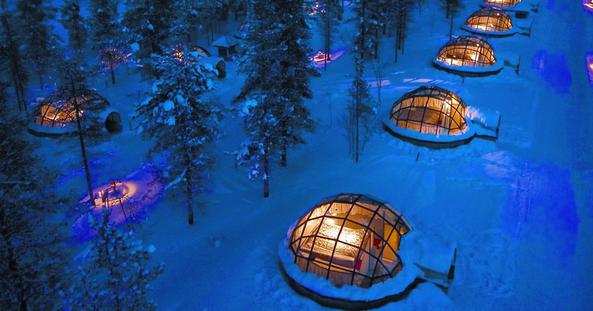 Finland Northern Lights Igloo